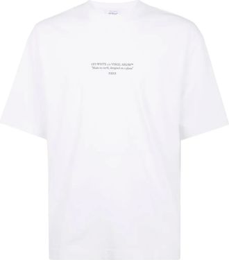 Off-white t-shirt à imprimé graphique - Blanc