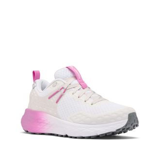 Columbia Konos TRS Outdry Damen-Laufschuh, Wei&szlig;/Beeren-Aufn&auml;her, 38.5 EU