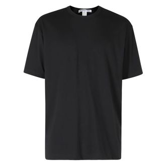 Comme Des Gar&ccedil;ons T-Shirt Over Logo - - Tops - Herren - Schwarzk - S
