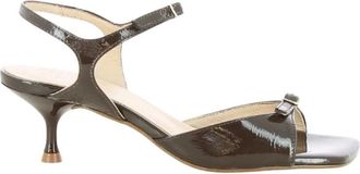 March23 Femme, Chaussures, Brun, Taille: 39 EU Sandales &agrave; talons hauts Barcelona