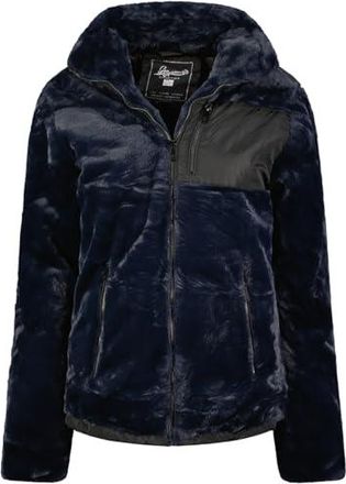 Geographical Norway Dorothee Lady Polaire Chaude Femme Chaude Fermeture Zip - Veste Automne Hiver Printemps Chaud Femmes - Longues Manches Pull Fourrure Doux Confort Outd