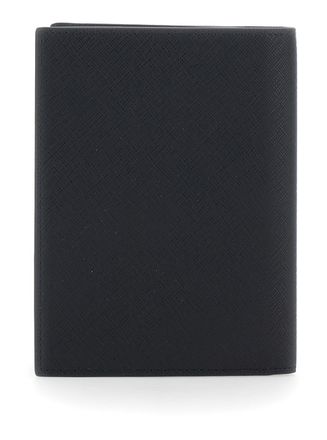 Emporio Armani Mens Cardholder Black Tech Fabric Polyurethane Accessory