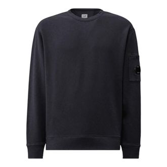 C.P. Company Malfil&egrave; Fleece Rundhals-Sweatshirt - - Sweatshirts & Hoodies - Herren - Blau - L