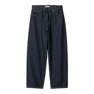 Carhartt Work in Progress Blaue Denim Loose Fit 5-Pocket Hose - - Jeans - Damen - Blau - S