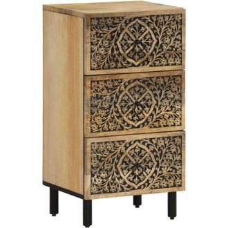 vidaXL Armoire latérale 40x33x75 cm bois massif de manguier