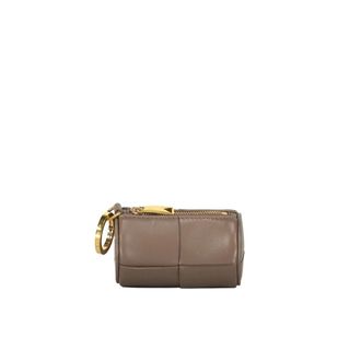 Bottega Veneta Leder-M&uuml;nzgeldb&ouml;rse - - Accessories - Damen - Braun - ONE SIZE