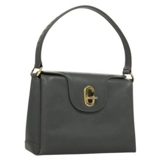 Gucci Sac &agrave; main en cuir Pre-owned - Femme - Pre-owned - Gris - Taille: ONE Size