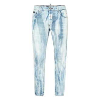 Philipp Plein Denim Skinny Fit Hose - - Jeans - Herren - Blau - W28