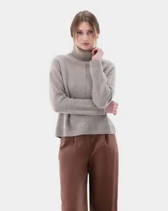 van Laack Rollkragenpullover aus Kaschmir und Wolle