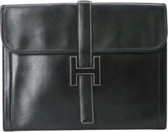 Herm&egrave;s Sac Jige Pre-owned - Femme - Pre-owned - Noir - Taille: ONE Size