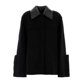 Jil Sander Stilvolle schwarze Wolljacke - - Jackets - Damen - Schwarzk - S