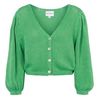 Americandreams Americandreams, Femme, Pulls, Vert, Taille: 42 FR Manda Cotton Cardigan
