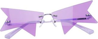 Yarnow Lunettes de Soleil sans Bord Unisexes pour F&ecirc;te et Festival Design Cr&eacute;atif et Mode Accessoires de Costume L&eacute;gers et Durables pour Femmes et Hommes