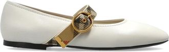 Burberry Femme, Chaussures, Beige, Taille: 38 1/2 EU Ballerines Robin