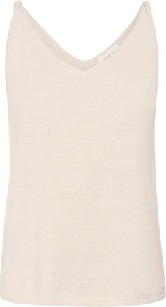 Cream CREvisa Knit Top - Femme - Pulls - Beige - Taille: 44 FR