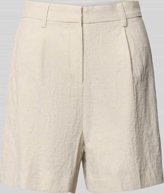 Neo Noir Shorts aus Ramie-Mix mit Biesen Modell Sega