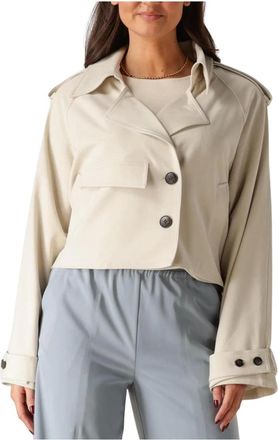 Gestuz Damen, M&auml;ntel, Beige, LGr&ouml;&szlig;e