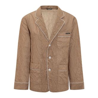Dolce & Gabbana Homme, V&ecirc;tements de nuit et de d&eacute;tente, Beige, Taille: S Vestaglia
