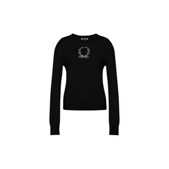 Moschino Damen, Strickwaren, Schwarzk, LGr&ouml;&szlig;e