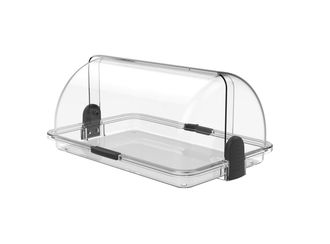 Biesse Mehrzweck-Brotkasten, Plastik, Durchsichtig, 38cmx26cmx17cm