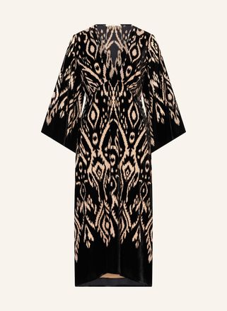 BA&SH Ba&Sh Samtkleid Alba schwarz