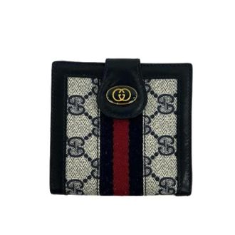 Gucci Portefeuille en cuir PVC GG Pre-owned - Femme - Pre-owned - Bleu - Taille: ONE Size