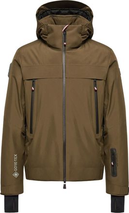 Moncler Moncler Veste De Ski Isolante &Agrave; Capuche Balmhorn En Gore-tex, Homme, Vert, Taille: 0