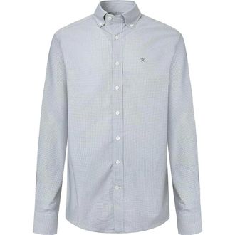 Hackett Chemise &agrave; carreaux vichy - Homme - Chemises - Bleu - Taille: L