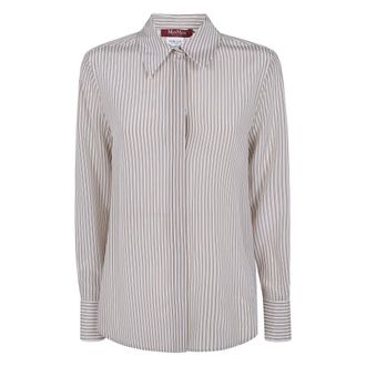 Max Mara Damen, Blusen & Hemden, Braun, 2XSGr&ouml;&szlig;e