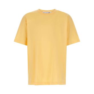 Comme Des Gar&ccedil;ons Homme, Tops, Orange, Taille: XS Logo Print T-shirt