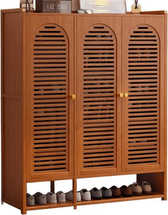 Generic Schuhschrank-Aufbewahrung für Den Eingangsbereich 33cm Extrabreite Aufbewahrung Herausnehmbare Regale Offene Aufbewahrung Unten für Wohnzimmer, Eingan