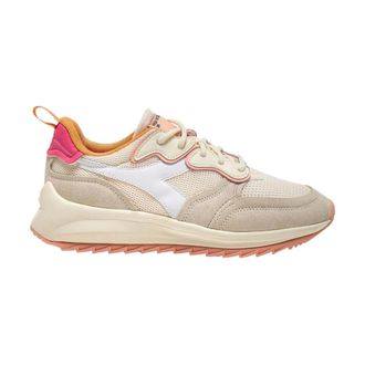 Diadora Sportlicher Suede Mesh Sneaker in Rosa - - Shoes - Damen - Rosa - 40 EU