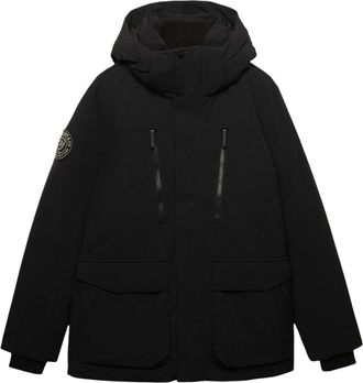 Superdry City Parka - Homme - Sport - Noir - Taille: 3XL
