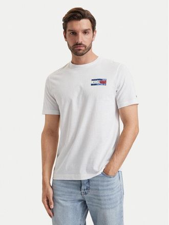 Tommy Hilfiger T-Shirt Brand Love MW0MW44876 Wei&szlig; Regular Fit