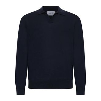 D4.0 Polo Shirts - - Tops - Herren - Blau - L