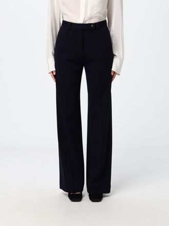 Tela Pantalon droit de tailleur en laine m&eacute;lang&eacute;e &agrave; taille haute