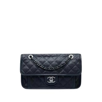 Chanel Pre-owned French Riviera Flap - - Pre-owned - Damen - Blau - ONE SIZE