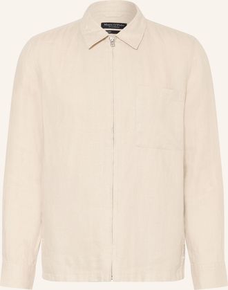 Marc O'Polo Marc Opolo Leinen-Overshirt grau