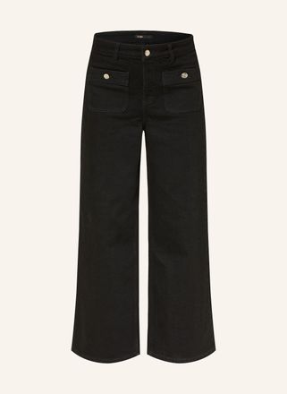 Maje Straight Leg Jeans schwarz