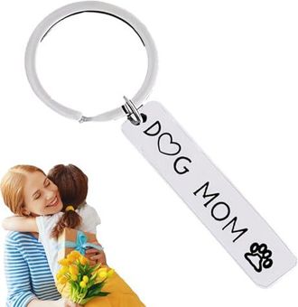 Generic Porte-cl&eacute;s chien maman - Porte-cl&eacute;s ami animal de compagnie | Accessoire pour amoureux des animaux - Porte-cl&eacute;s mignon chiot maman pour femme, v&eacute;t&eacute;rin