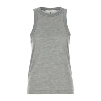 Carven Jt225 T-Shirt/Top - - Tops - Damen - Grau - M