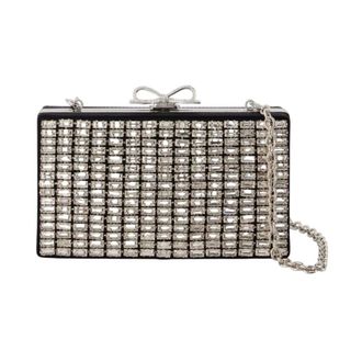 Self Portrait Pochette en satin - Femme - Sacs - Gris - Taille: ONE Size