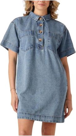 Notre-V Damen, Kleider, Blau, 2XLGr&ouml;&szlig;e