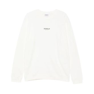 Dondup Sweatshirt aus Baumwolle mit Rundhalsausschnitt und Regular Fit - - Sweatshirts & Hoodies - Herren - Wei&szlig; - XL