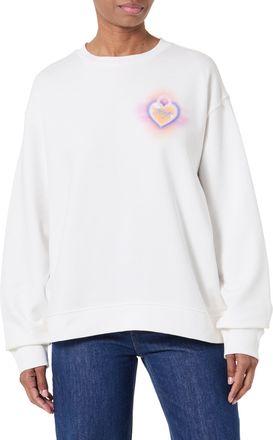 HUGO BOSS Oversized Crew_B_2 10266045 01 Sweatshirt Natural102 M