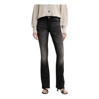 Fracomina Damen, Jeans, Schwarzk, W28Gr&ouml;&szlig;e