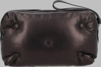 Maison Margiela Unisex Camera Bag Glam Slam Leather Black Clutch