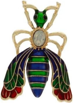 Dansk Copenhagen Jiminy Brooch - - Accessories - Damen - Gr&uuml;n - ONE SIZE