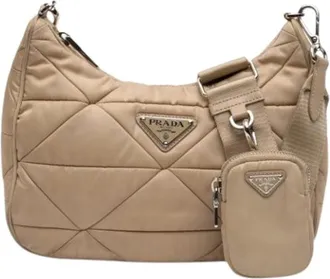 Prada Sac bandouli&egrave;re vintage Pre-owned - Femme - Pre-owned - Beige - Taille: ONE Size