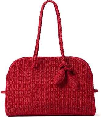 Jacquemus Femme, Sacs, Rouge, Taille: ONE Size Le Turismo Raphia